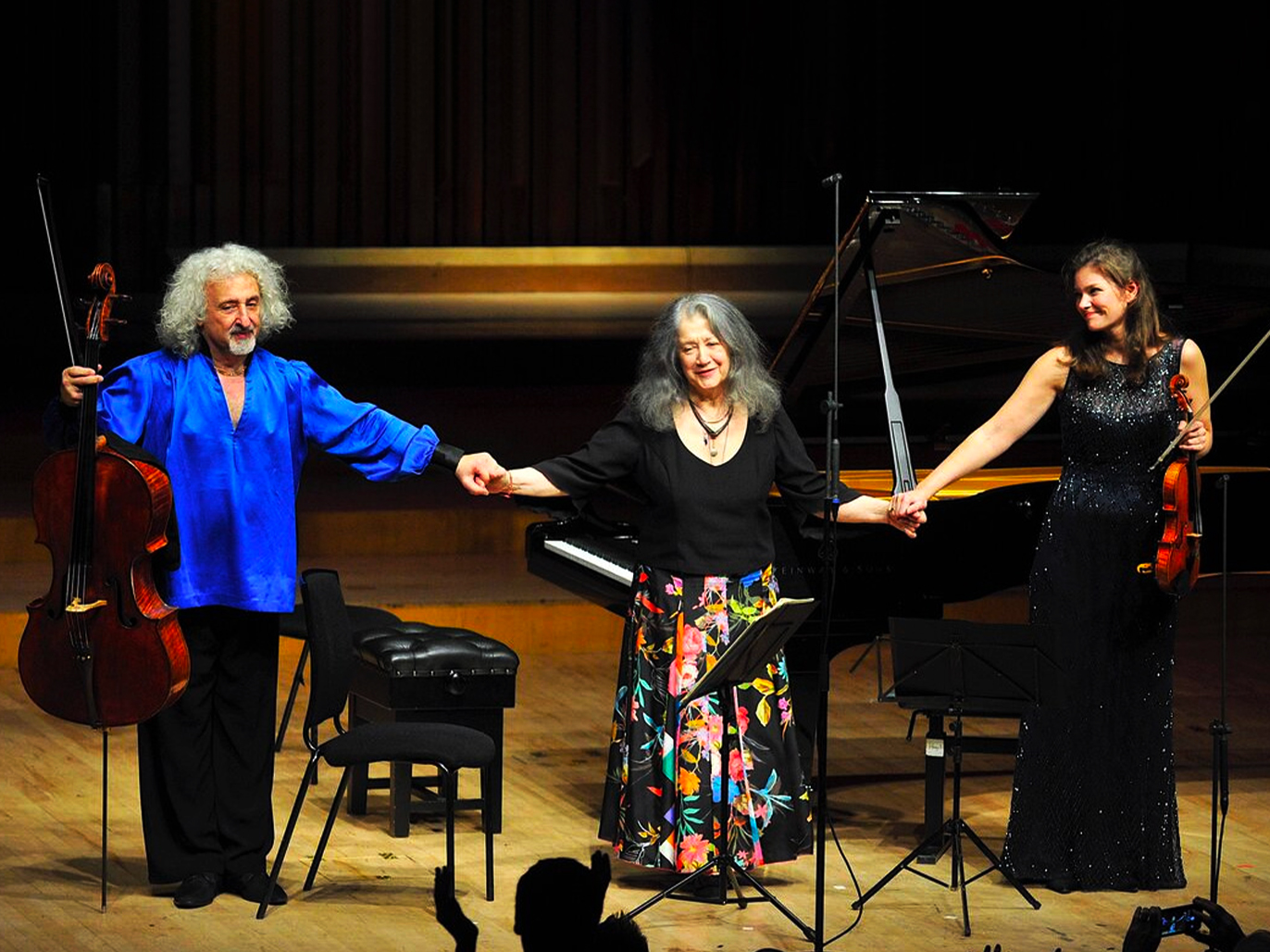 Martha Argerich, Janine Jansen, Mischa Maisky, Yoav Levanon, and ...